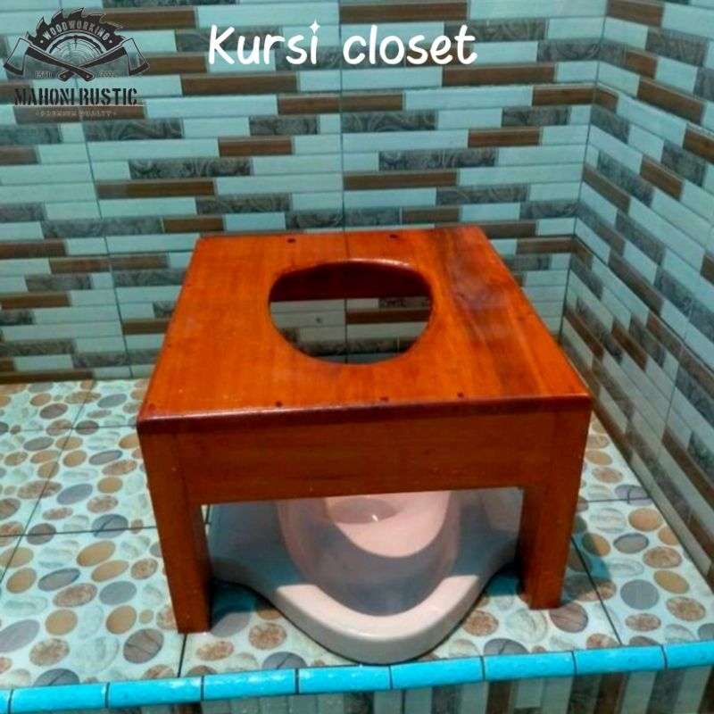 Jual Kursi closet wc portable kayu alas duduk kayu lansia toilet ...