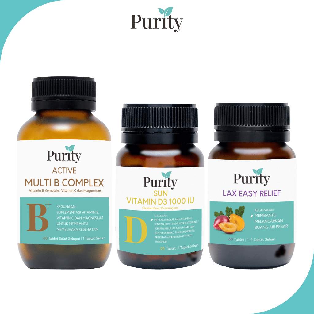 Jual Purity Vitamin Australia Paket Multivitamin dan Pencernaan ...