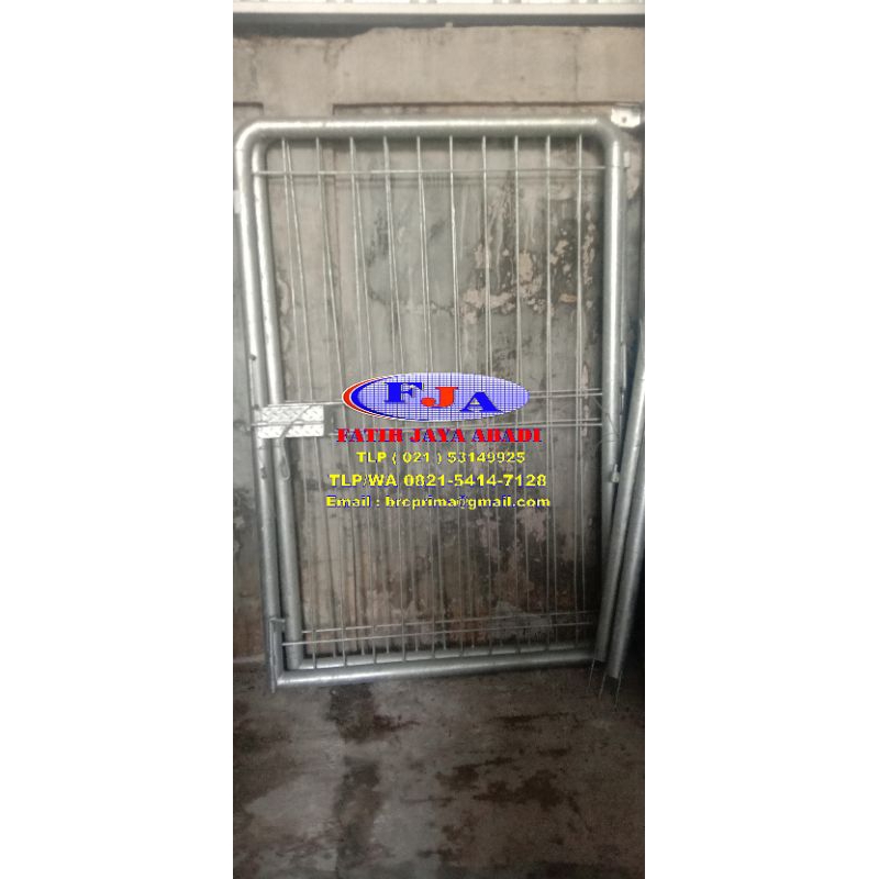 Jual Pintu pagar BRC tunggal T 150 x L 100 hotdip galvanized | Shopee ...