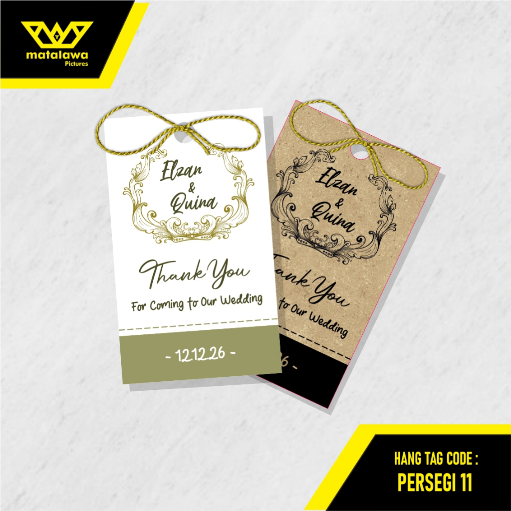 Jual Hang / souvenir tag custom edisi vintage ( murah / samson / craft ...
