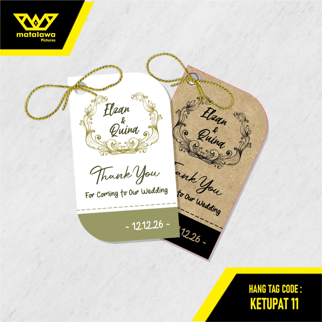 Jual Hang / souvenir tag custom edisi vintage ( murah / samson / craft ...