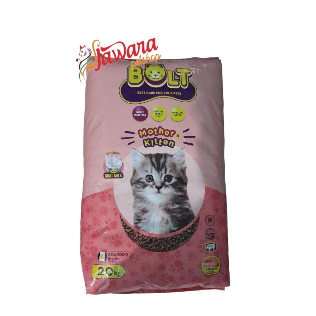 Jual Bolt Cat Food Mother Kitten 20 kg | Shopee Indonesia