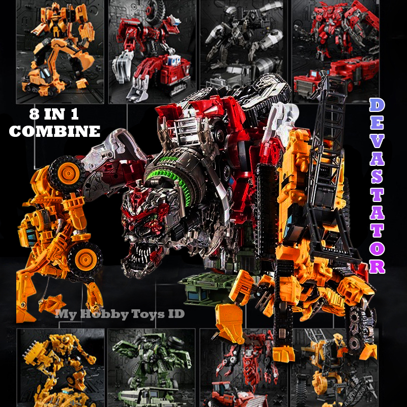 Jual Action Figure Robot Mech DD Devastator Combiner 8 in 1 Complete ...