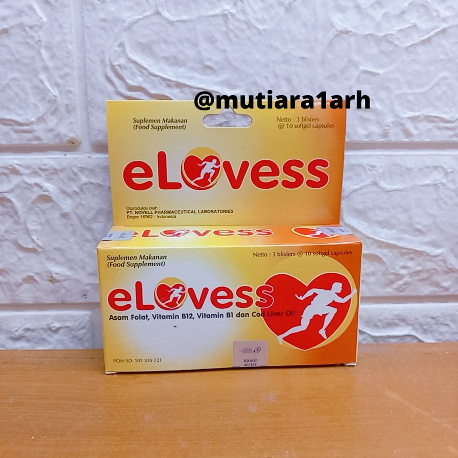 Jual ELOVESS BOX ISI 30 KAPSUL | Shopee Indonesia