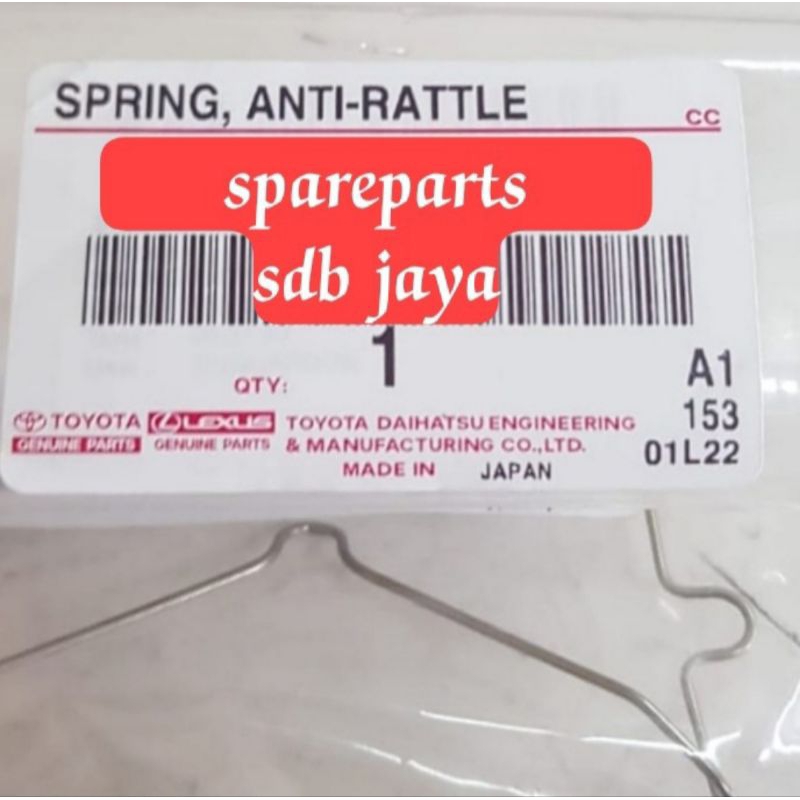 Jual spring fitting kit / kancing kawat kampas rem cakram kaliper ...
