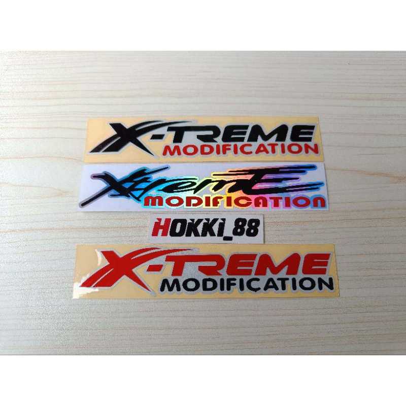 Jual Stiker sticker Xtreme modification stiker cutting | Shopee Indonesia