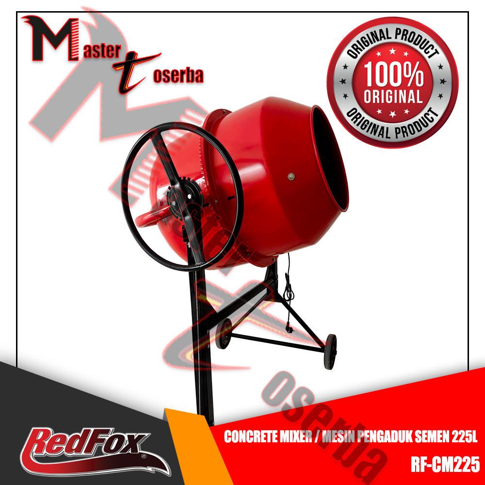 Jual Portable concrete mixer 225 liter mesin pengaduk semen | Shopee Indonesia
