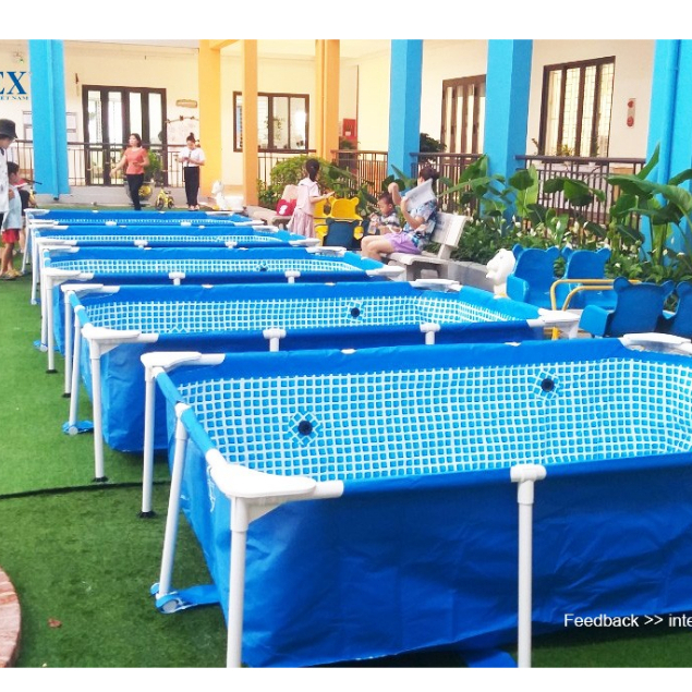 Jual ANEKAMAINAN Kolam Intex Rectangular Frame Pool INTEX 28270 UKURAN ...