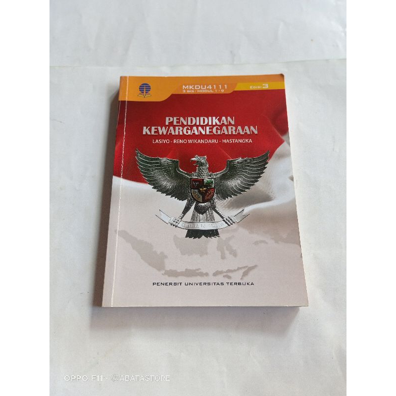 Jual BUKU PENDIDIKAN KEWARGANEGARAAN EDISI 3 MKDU 4111 MODUL 1-9 LASIYO | Shopee Indonesia