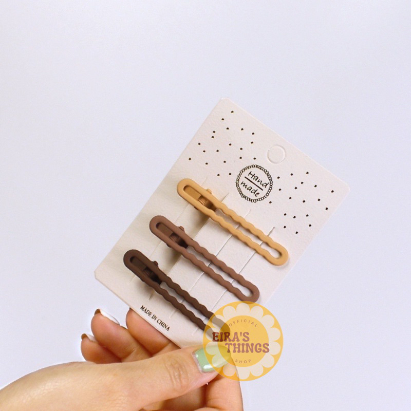 Jual Set Jepit Rambut Model Korea Aesthetic isi 3pcs / Jepit Korea ...