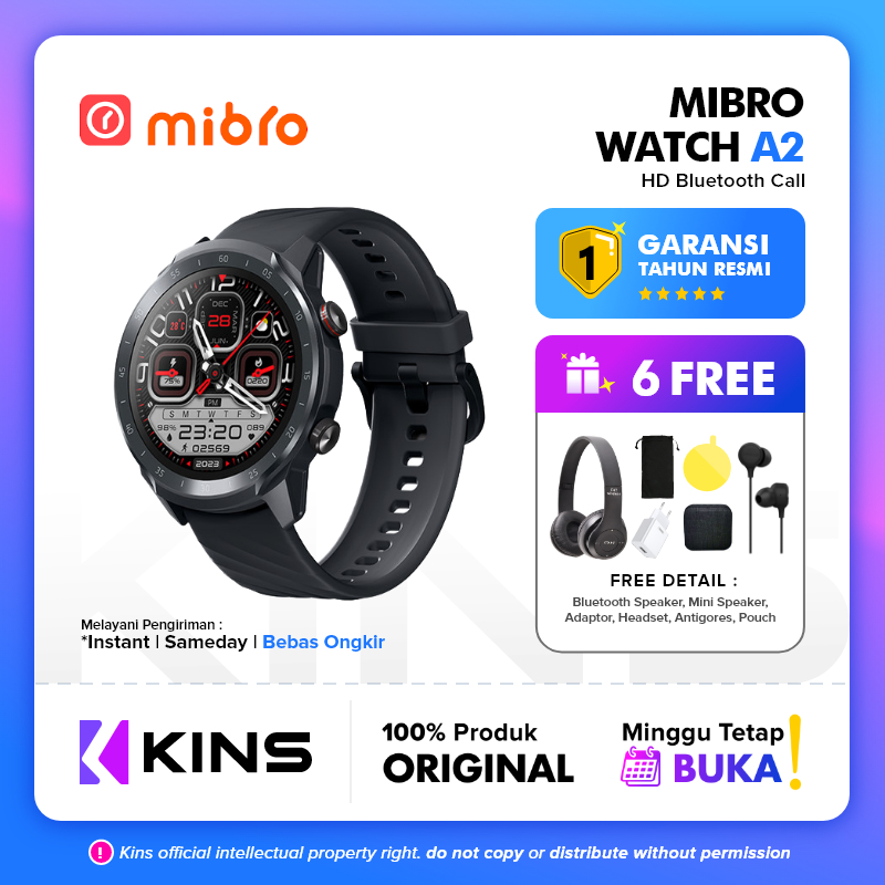 Jual Mibro A2 Smartwatch Sporty Calling Watch 50 Days Ultra Long ...