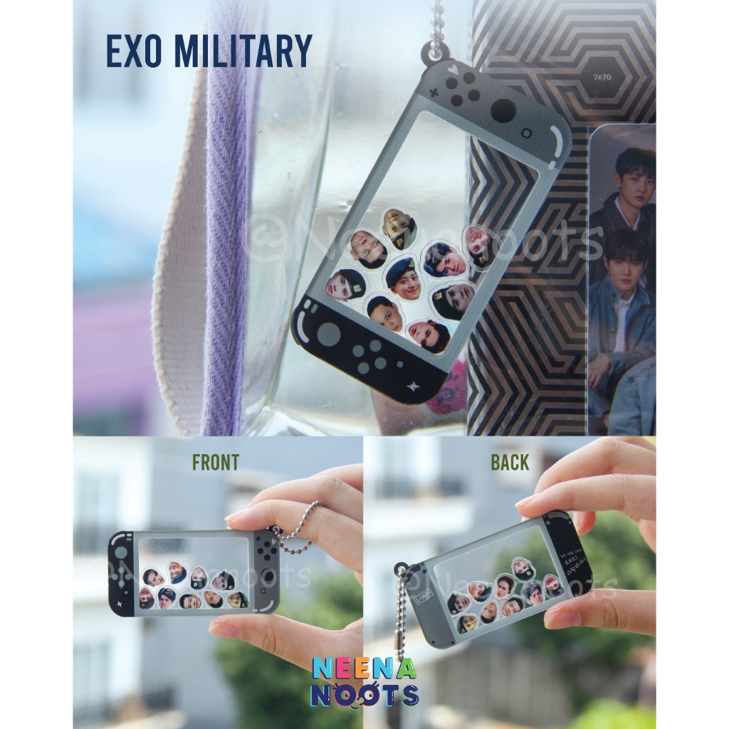 Jual EXO Keychain Shaker "Military" Version | Gantungan Kunci Kpop / K ...