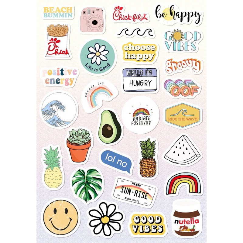 Jual STIKER aesthetic gambar random | Shopee Indonesia