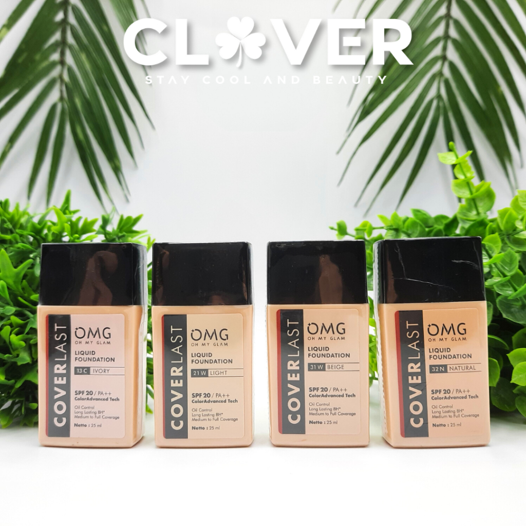 Jual OMG LIQUID FOUNDATION COVERLAST 25ML | Shopee Indonesia