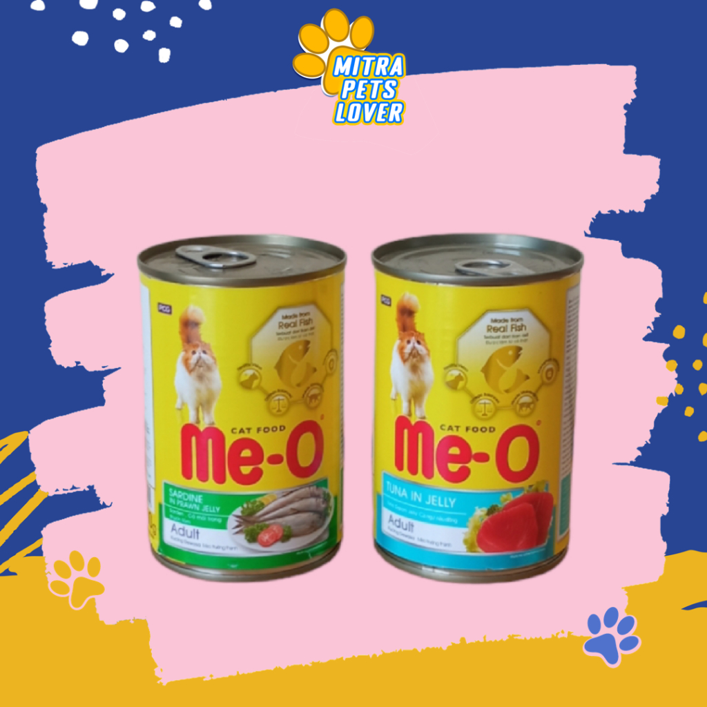 Jual MAKANAN KUCING - MEO CAN KALENG 400GR- wet CAT FOOD Me-o PAKAN ...