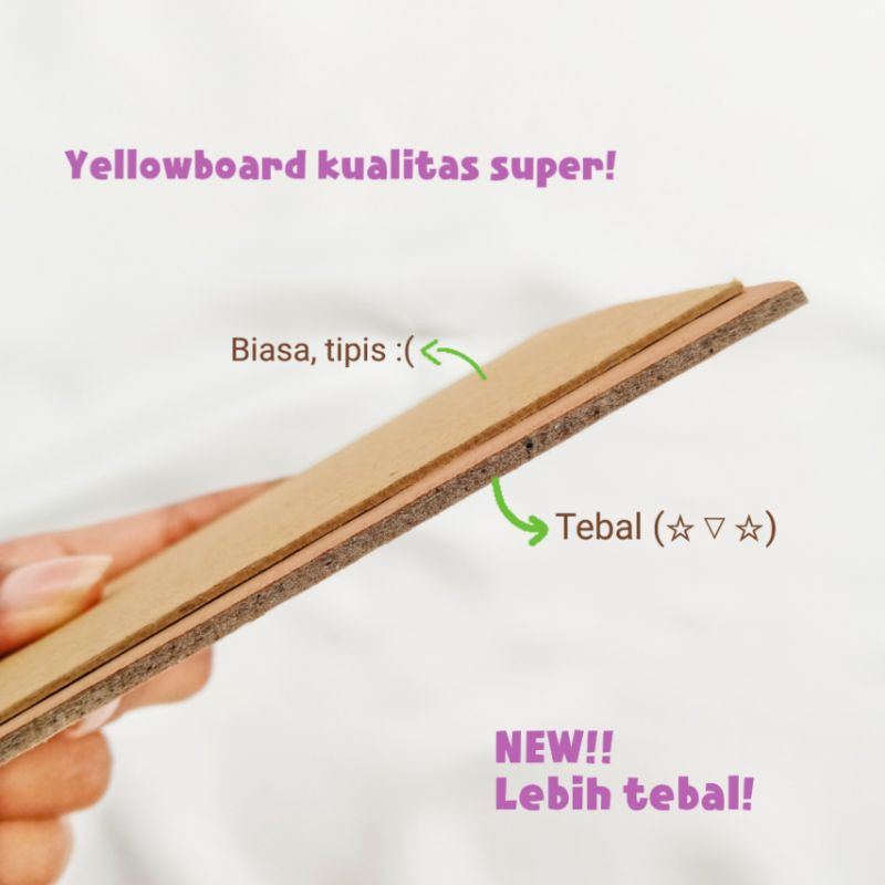 Jual Yellow Board | Kertas Karton Kuning Art Board Tebal No 30 | Bahan ...