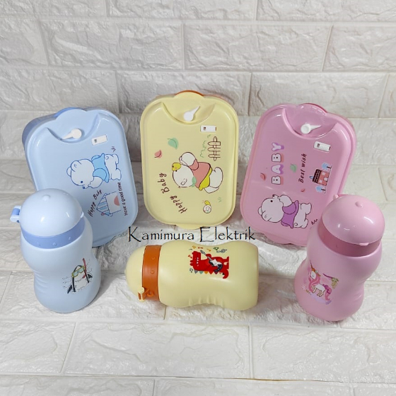 Jual Kotak Makan Set Botol Minum Anak Sekolah Lunch Box Set 2 Sekat ...