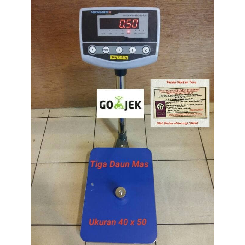 Jual Timbangan Digital Barang / Lantai / Bench scale 100 Kg / 150Kg ...