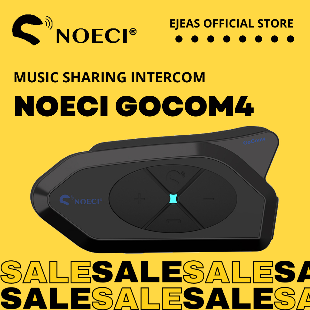 Jual NOECI GoCom 4 Bluetooth Intercom Helm Music Sharing GoCom4 Alt ...