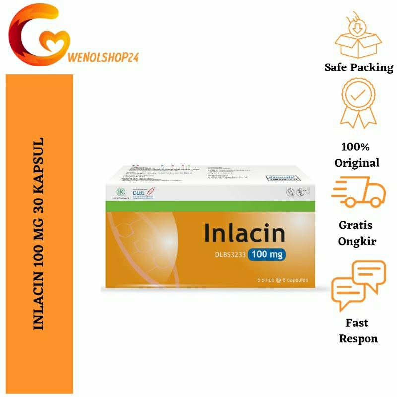 Jual Inlacin 100 MG Isi 30 Kapsul Dexa | Shopee Indonesia