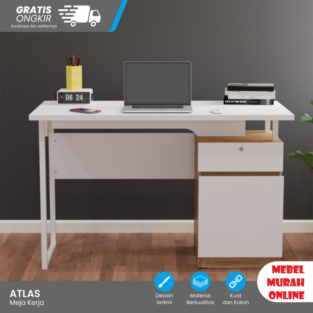 Jual Meja Kerja Besi Meja Kantor Termurah Meja Komputer pc Meja Tulis ...