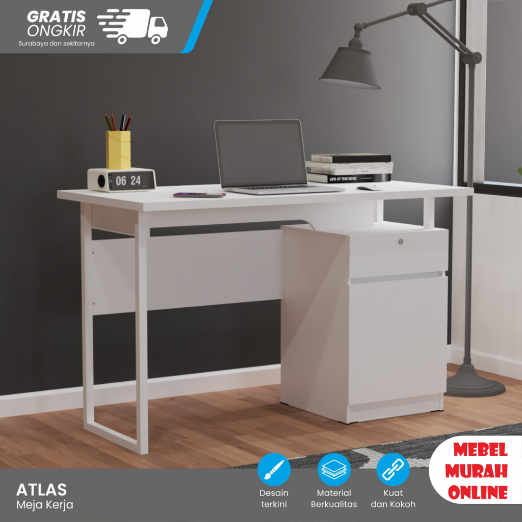 Jual Meja Kerja Besi Meja Kantor Termurah Meja Komputer pc Meja Tulis ...