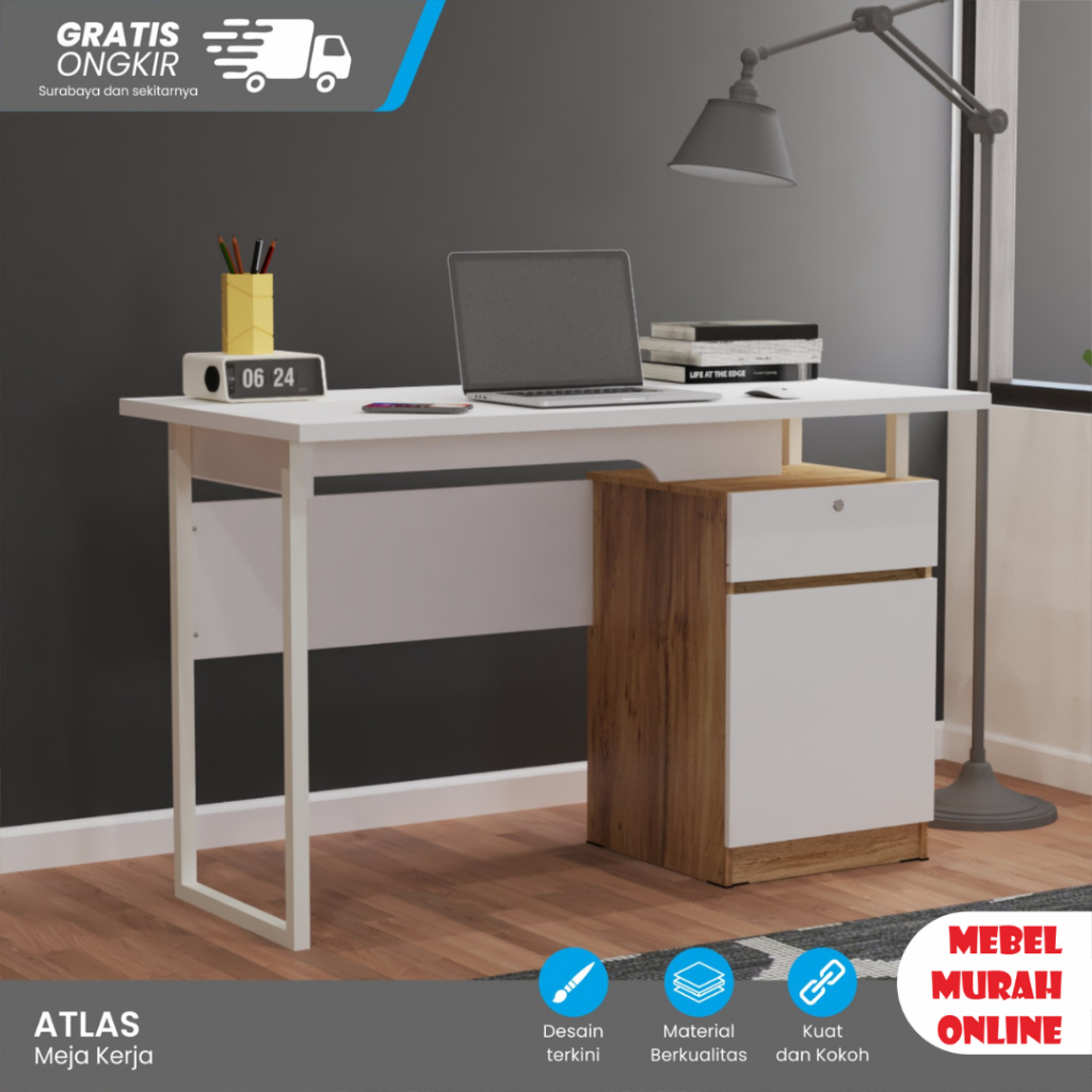 Jual Meja Kerja Besi Meja Kantor Termurah Meja Komputer pc Meja Tulis ...