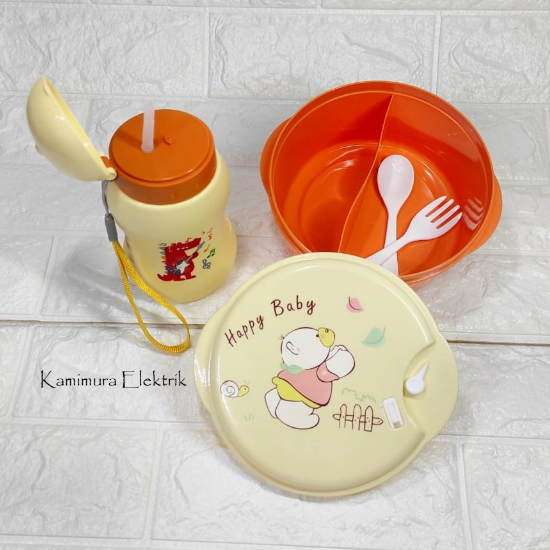 Jual Kotak Makan Set Botol Minum Anak Sekolah Lunch Box Set 2 Sekat ...
