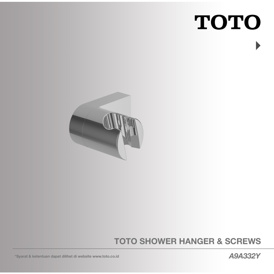 Jual TOTO Shower Hanger & Screws / Gantungan Shower A9A332Y | Shopee ...