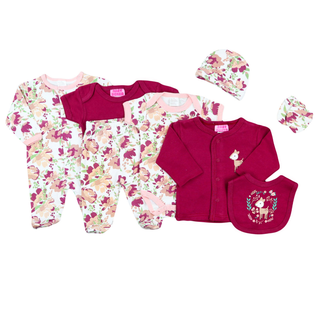 Jual MINIBOO - Baby Bodyset 8in1 motif Red Deer | Shopee Indonesia