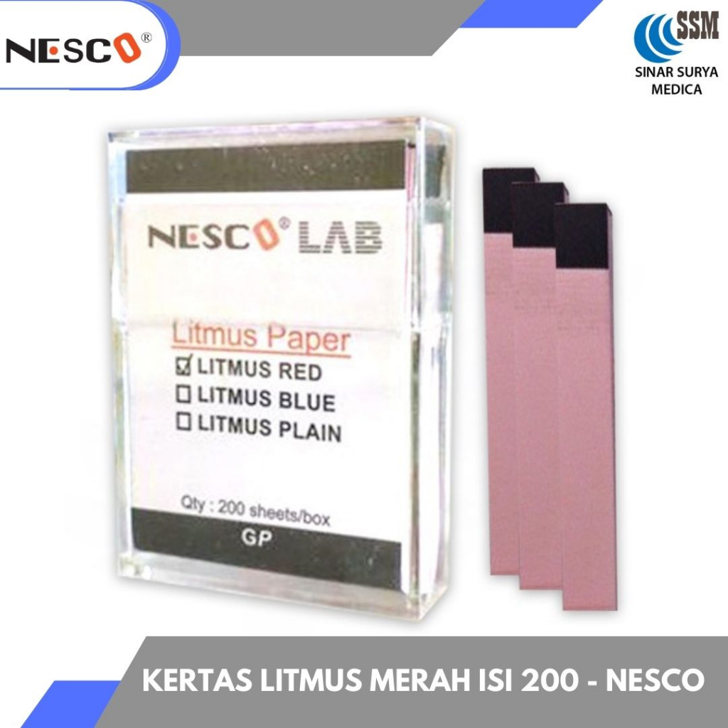Jual Kertas Lakmus / Litmus Paper Nesco Merah | Shopee Indonesia