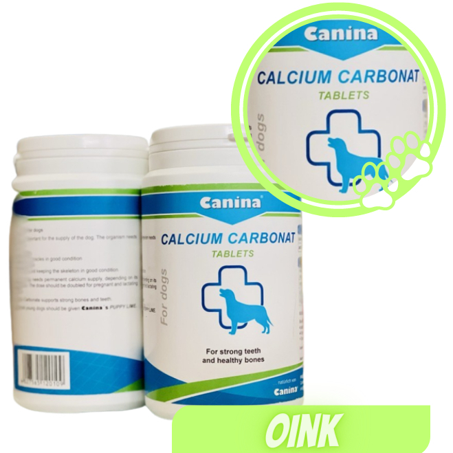 Jual Canina Calcium Carbonat tablets for dogs 350gr good quality | Shopee Indonesia