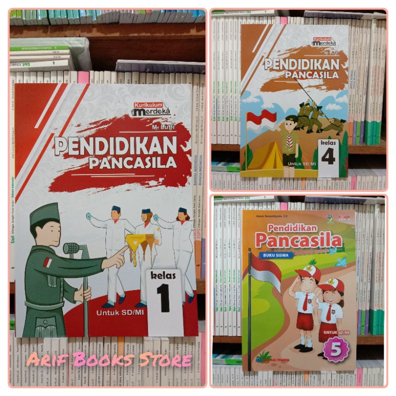 Jual BUKU PENDIDIKAN PANCASILA SD/MI KELAS 1, 4 DAN 5. KURIKULUM MERDEKA | Shopee Indonesia