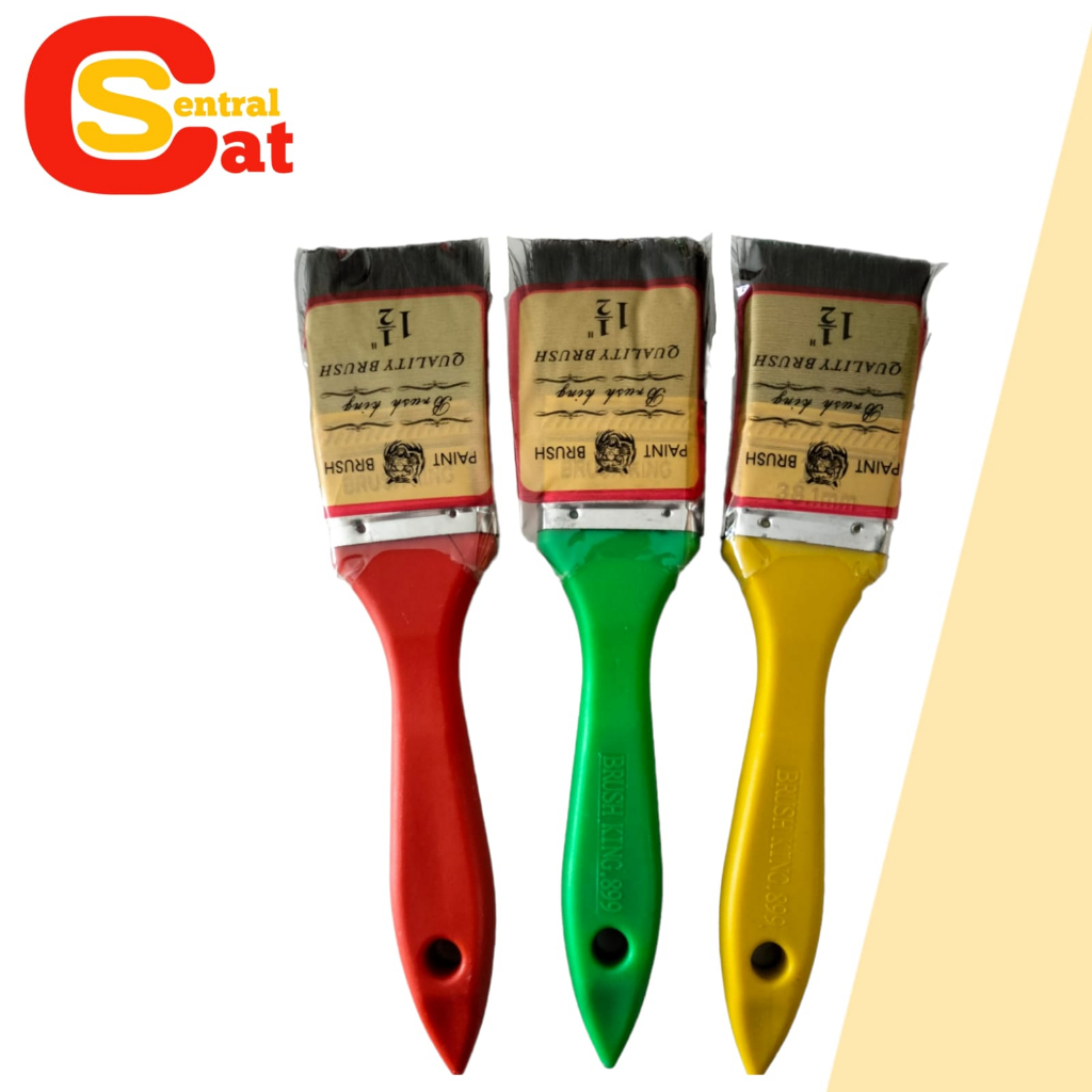 Jual Kuas Cat Tembok Gagang BRUSH KING / Koas Cet Gagang / ALL VARIAN | Shopee Indonesia