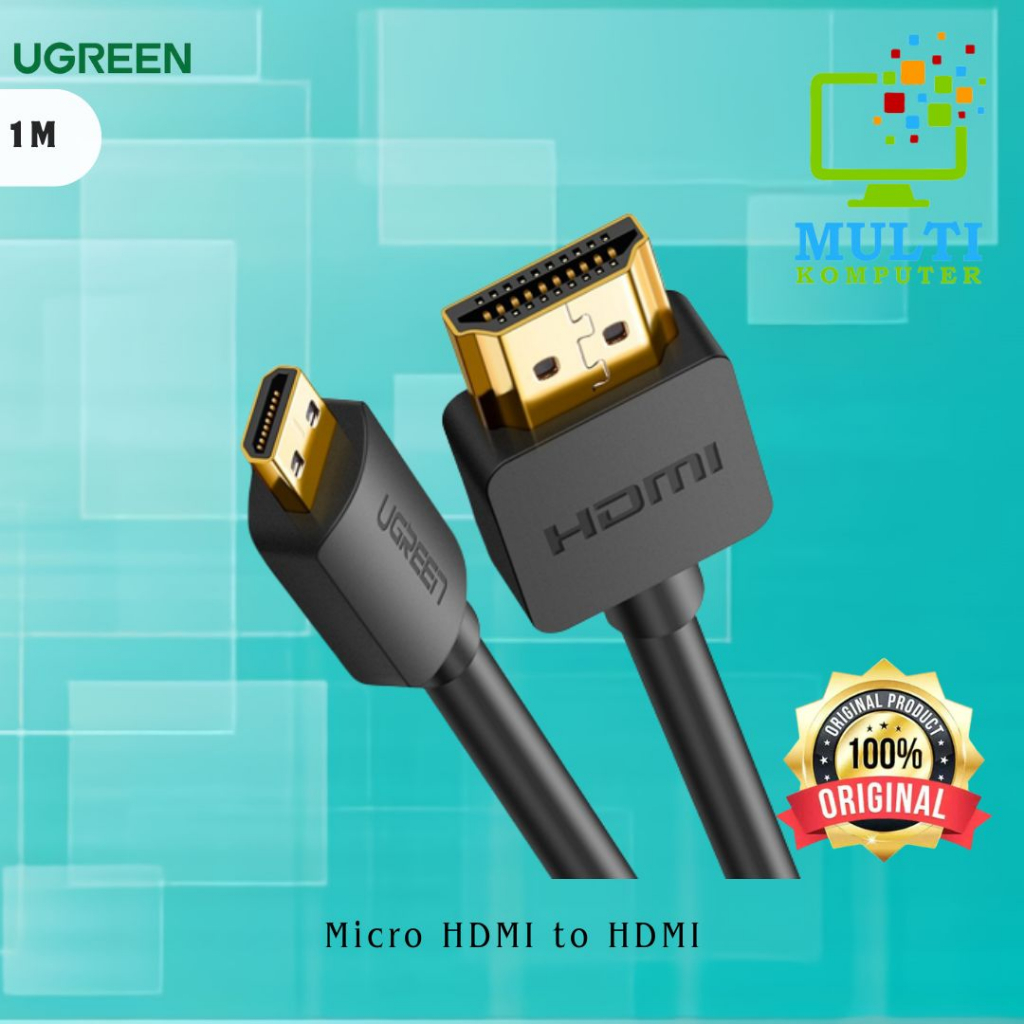 Jual UGREEN Kabel Micro HDMI to HDMI 1 Meter | Shopee Indonesia