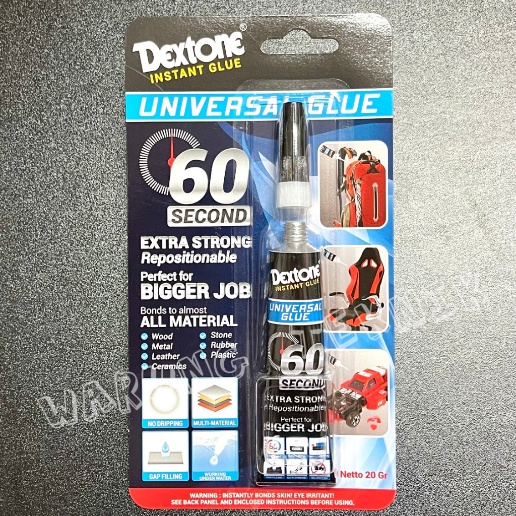 Jual DEXTONE EXTRA STRONG 60 SECOND UNIVERSAL GLUE - LEM UNIVERSAL ISI ...
