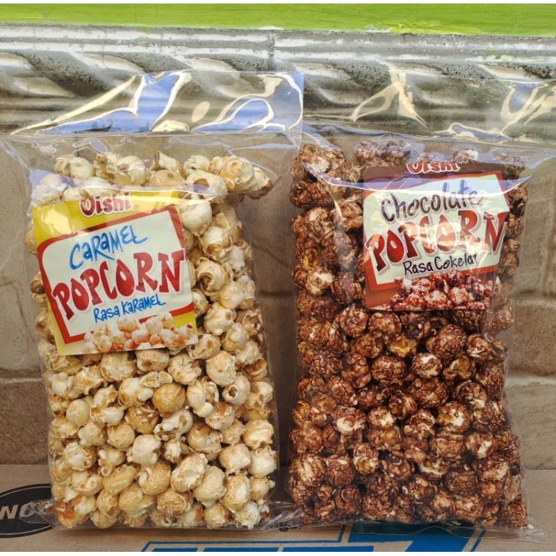 Jual Oishi Popcorn 250 gr ( karamel, coklat,keju) | Shopee Indonesia
