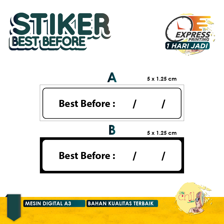 Jual STICKER BEST BEFORE/ STIKER EXPIRED/ STIKER KEMASAN MAKANAN ...