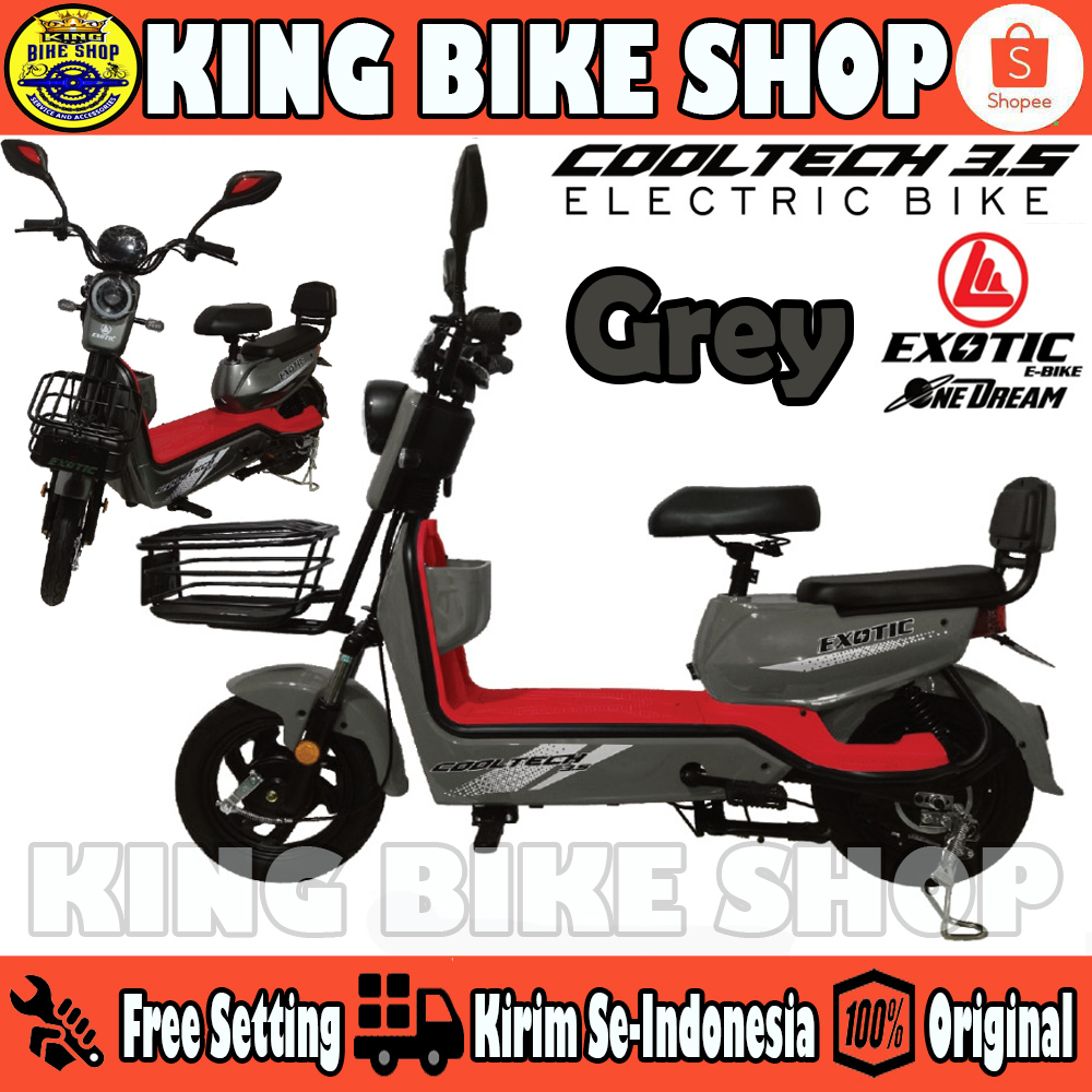 Jual Sepeda Listrik EXOTIC COOLTECH 3.5 By Pacific 500 Watt Electric E ...