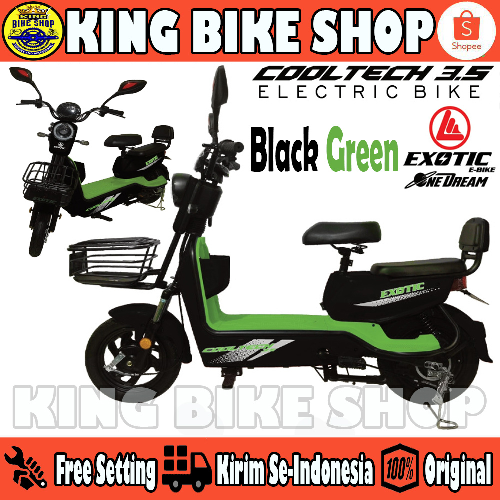 Jual Sepeda Listrik EXOTIC COOLTECH 3.5 By Pacific 500 Watt Electric E ...