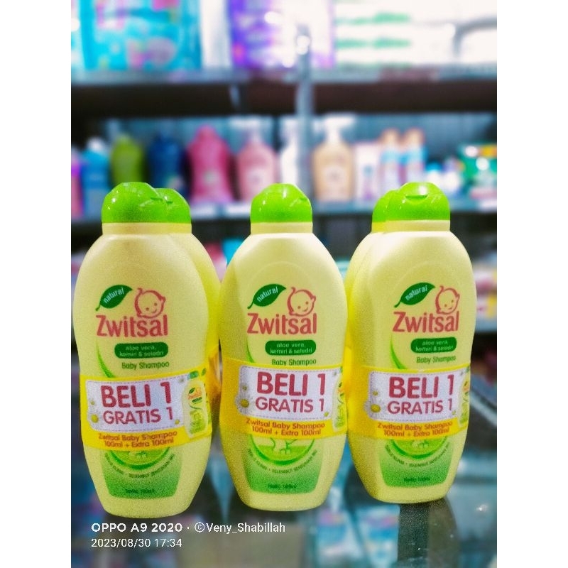 Jual ZWITSAL BABY SHAMPOO 100ML X 2 BOTOL | Shopee Indonesia
