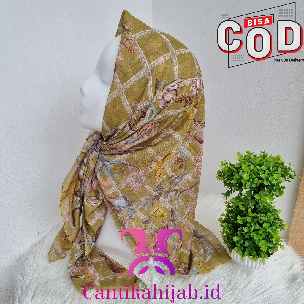 Jual Hijab Denay/ Segiempat Denay/ Lasercut/ Kerudung Motif Baru ...