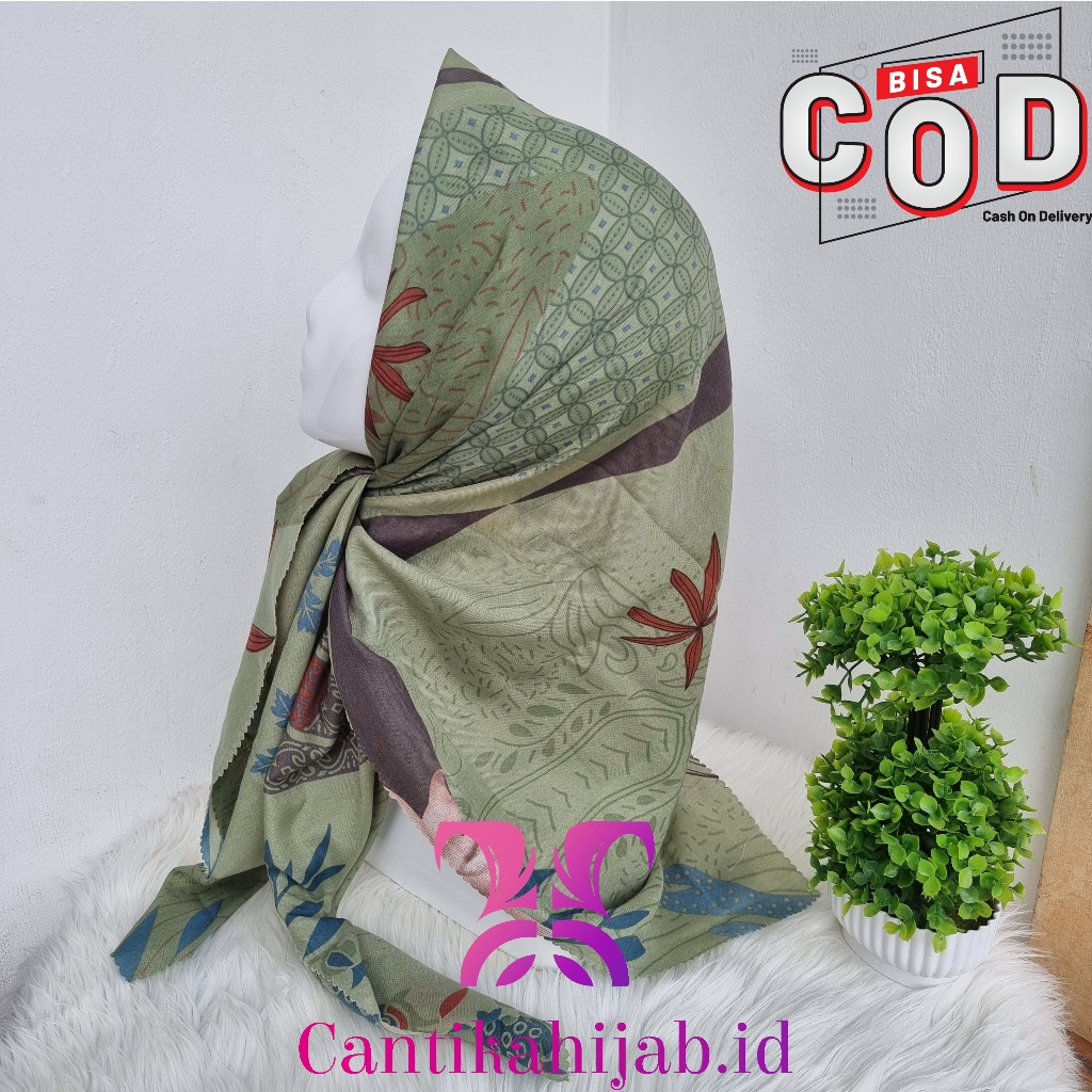 Jual Hijab Denay/ Segiempat Denay/ Lasercut/ Kerudung Motif Baru ...