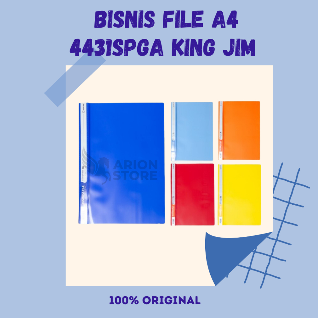 Jual [ARION STORE] Map Acco A4 4431SPGA King Jim / Map Acco A4 King Jim ...