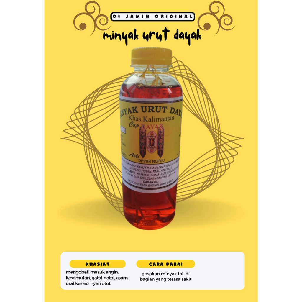 Jual Minyak urut Dayak khas Kalimantan asli | Shopee Indonesia Jual Minyak urut Dayak khas Kalimantan asli | Shopee Indonesia