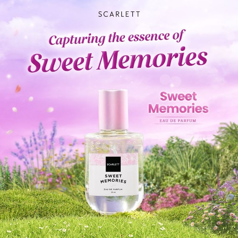 Jual Scarlett Eau De Parfum Sweet memories 30ml | Shopee Indonesia