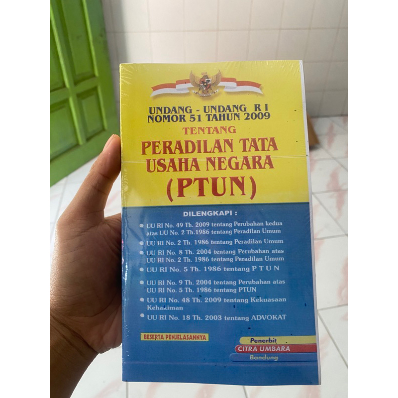 Jual undang undang peradilan tata usaha negara (UU PTUN) | Shopee Indonesia