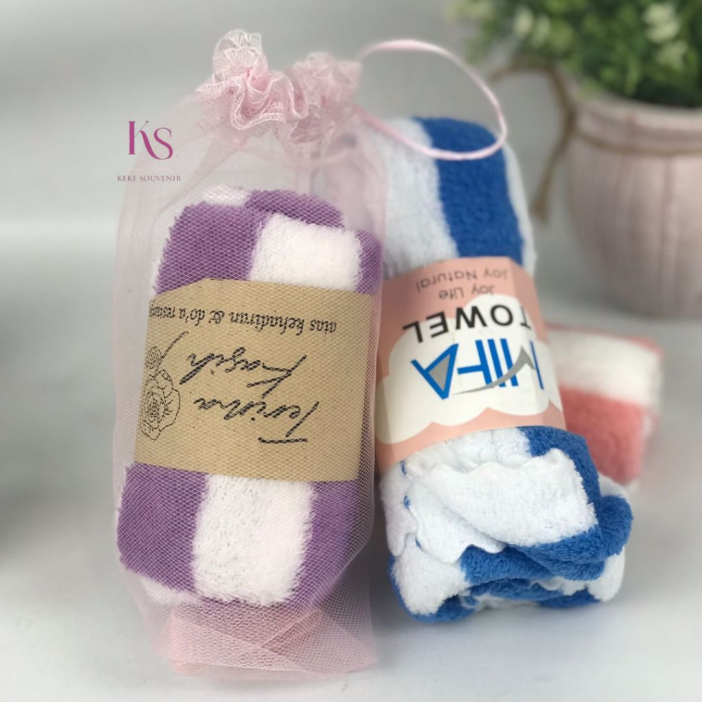 Jual Souvenir 1 pcs Handuk Muka Packing Tile | Shopee Indonesia