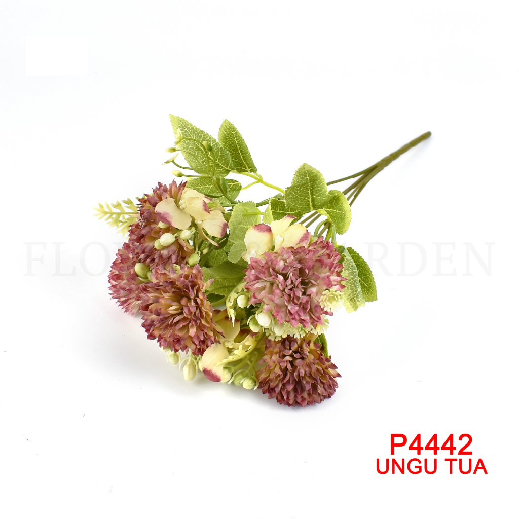 Jual HMPU P4442 Bouquet Bunga Rose Hias Artifisial Dekorasi Rumah ...