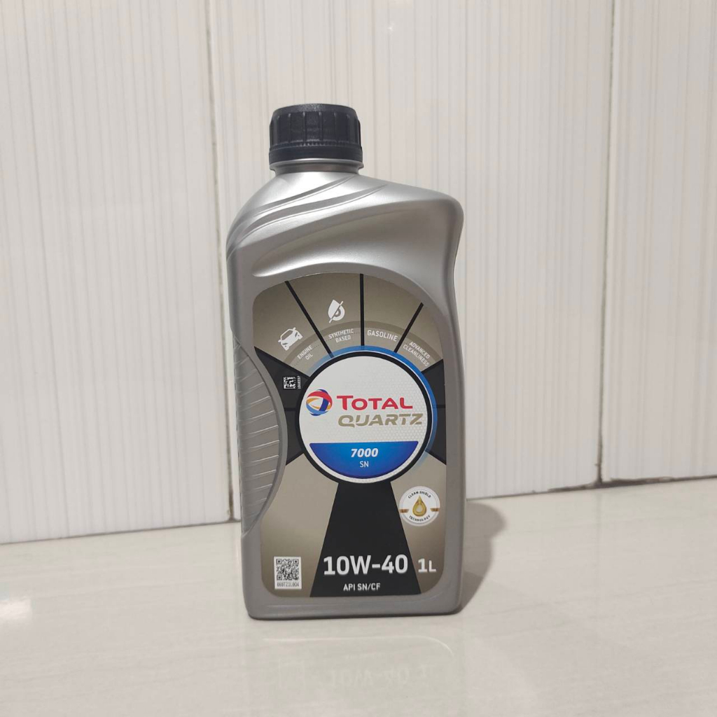 Jual TOTAL QUARTZ 7000 SN 10W - 40 API SN / CF 1L (Oli Mobil SYNTHETIC) | Shopee Indonesia